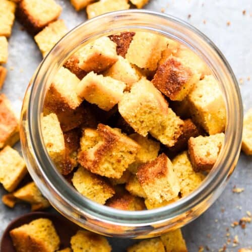 Cornbread Croutons – Soups to Savor